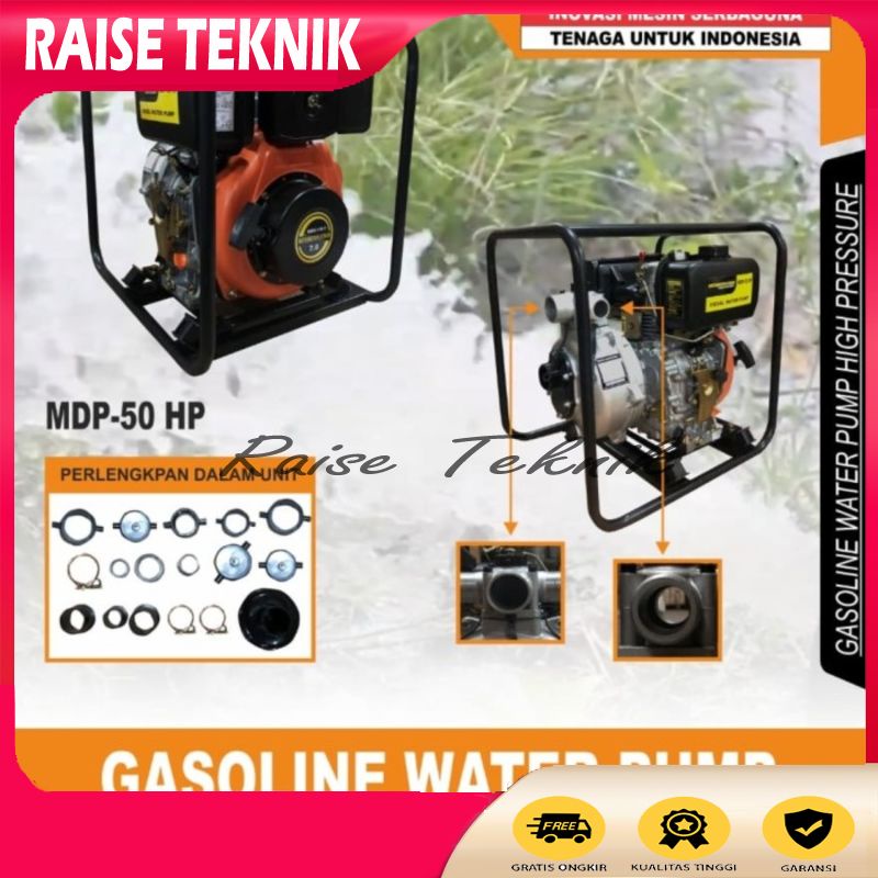Jual MESIN POMPA AIR DIESEL PEMADAM 2INCH MATSUMOTO MDP 50 HP | Shopee ...