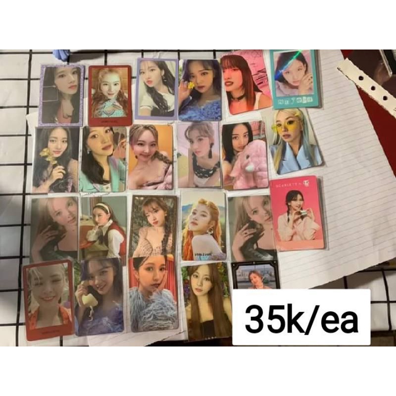 Jual photocard official Twice nayeon jeongyeon Momo sana jihyo Mina dahyun chaeyeong tzuyu ...