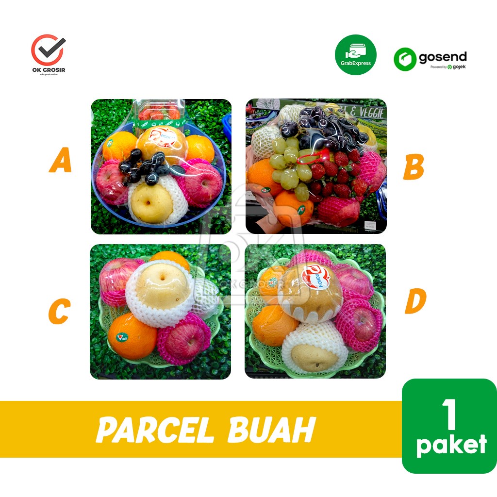 Jual Parcel Buah Segar / Hampers Buah Premium (1 paket) KHUSUS INSTANT ...