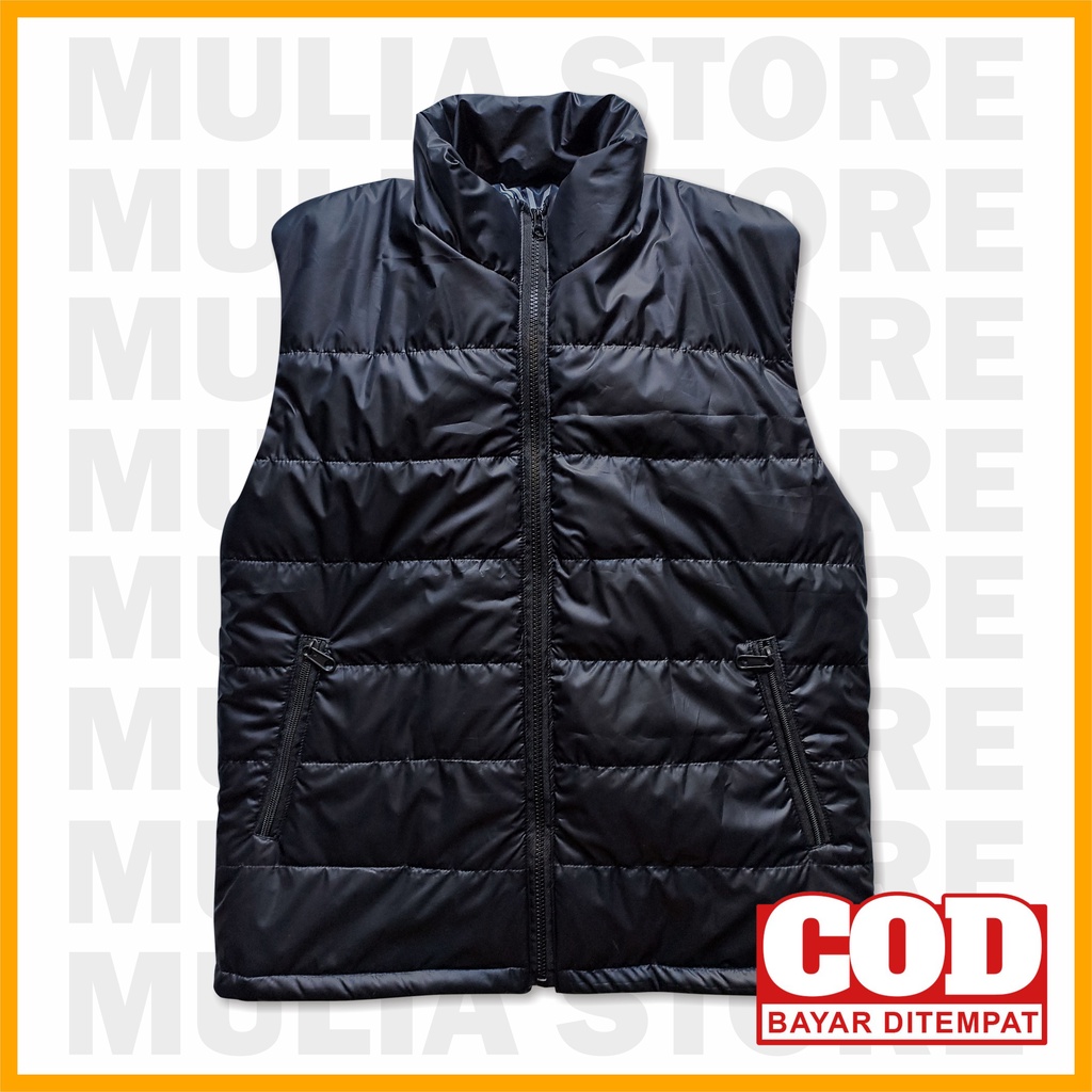 Jual Rompi Parasut Pria/Vest/Puffer/Waterproof Terjamin | Shopee Indonesia