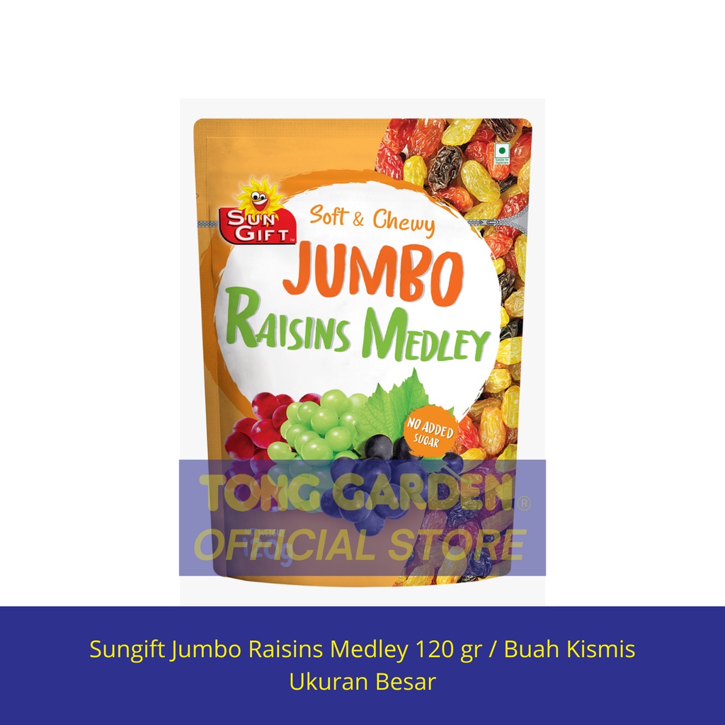 Jual Tong Garden Buah Kismis Jumbo Sun Gift Tong Garden - Jumbo Raisins ...