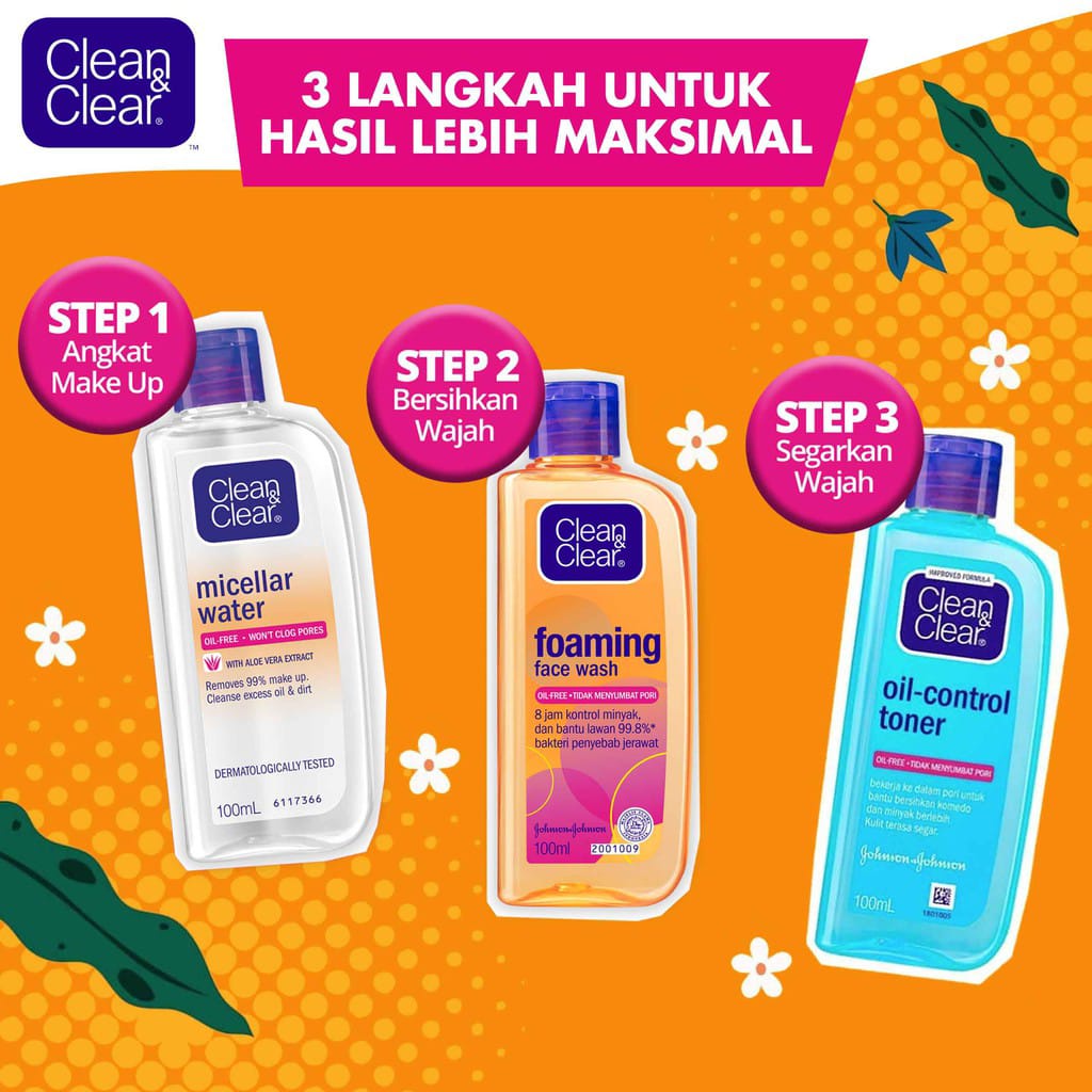 Jual ARJUNA Clean & Clear Foaming Face Wash Sabun Cuci Muka Pembersih ...