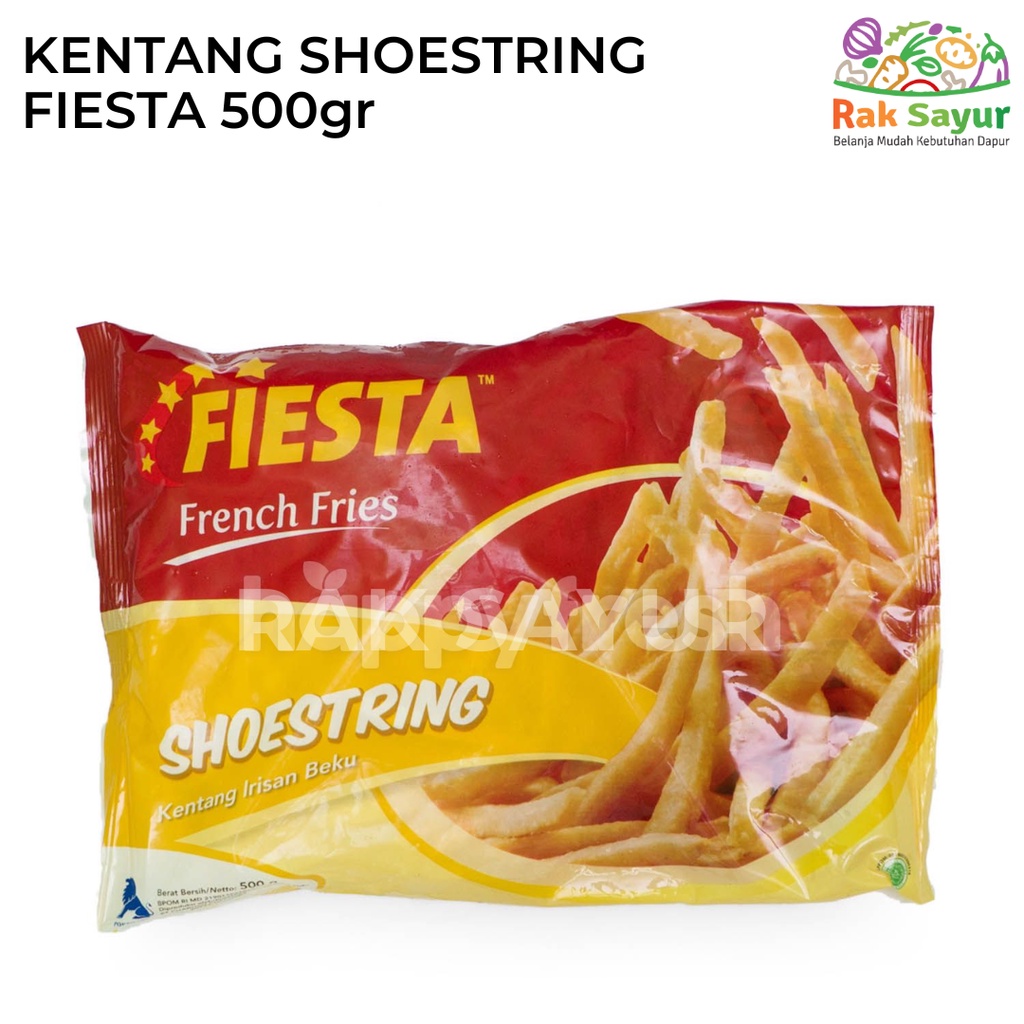 Jual Kentang Shoestring Fiesta 500gr French Fries Frozen Food Rak Sayur ...
