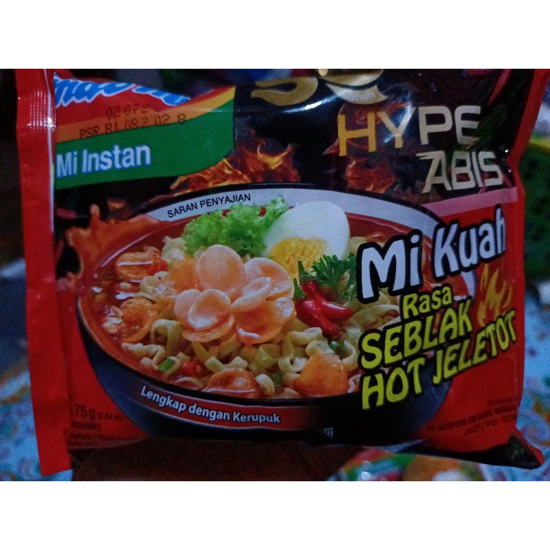 Jual Indomie kuah Rasa seblak hot jeletot 75g | Shopee Indonesia