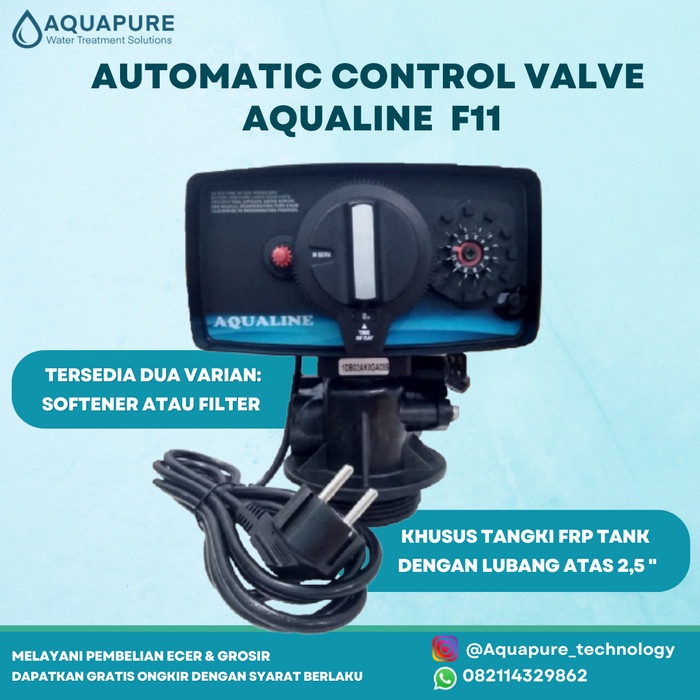 Jual AUTOMATIC CONTROL VALVE AQUALINE / WATER SOFTENER ATAU FILTER ...