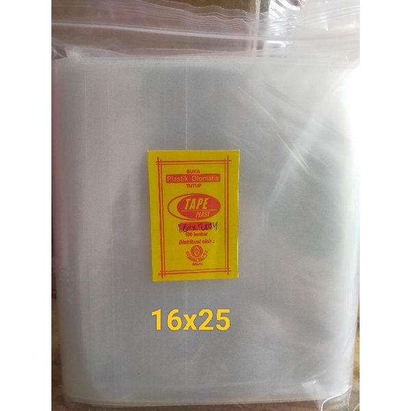 Jual PLASTIK KLIP SIZE 16 X 25 / plastik kelip 16 x 25/ plastik klip ...