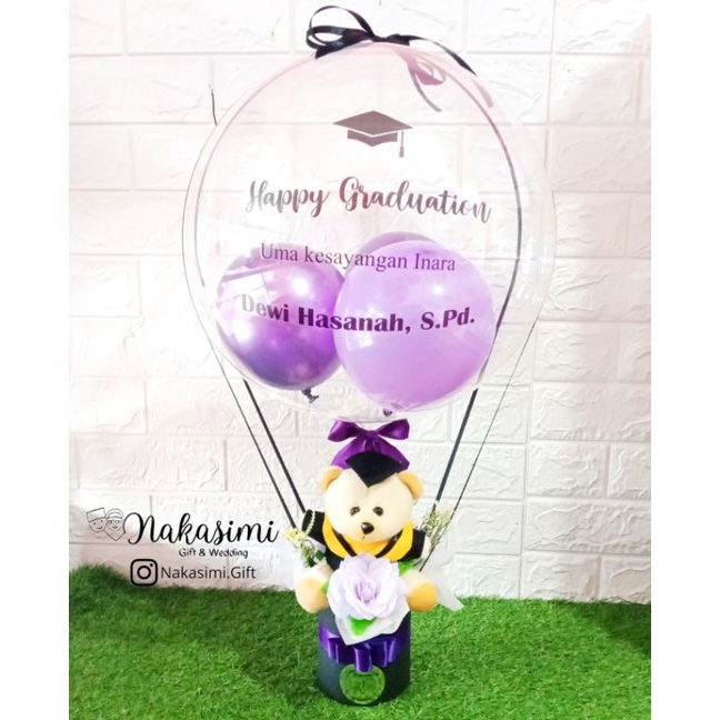 Jual [INSTANT BOGOR 1 HARI JADI] BUKET BALON WISUDA BUCKET BALLOON ...
