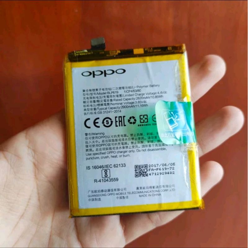 Jual batre battery baterai oppo a57 original ori copotan model blp619 ...