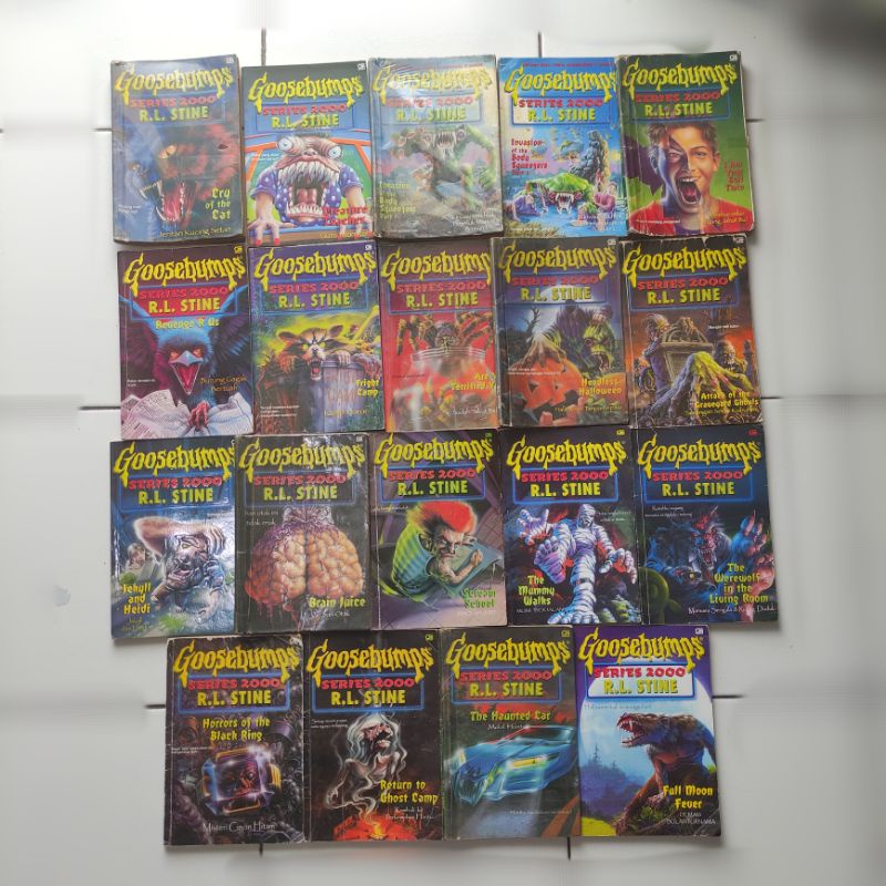 Jual Novel goosebumps series 2000 R.L.Stine | Shopee Indonesia