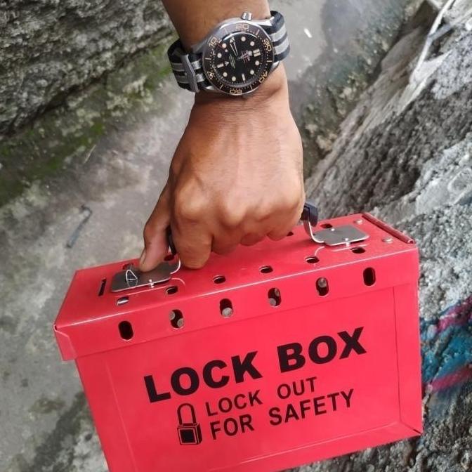 Jual Murah/ Loto Box Safety Lockout Tagout Lock Device Storage Up To 12 ...