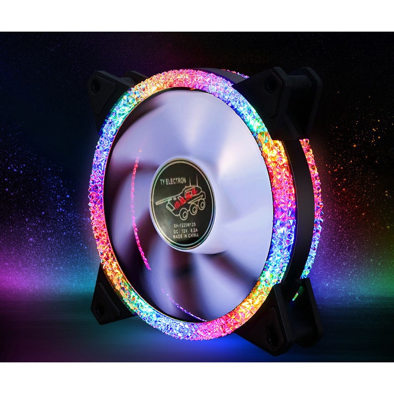 Jual Fan Casing Gaming 12 cm Full Color Fan RGB Cooling Fan PC RGB ...
