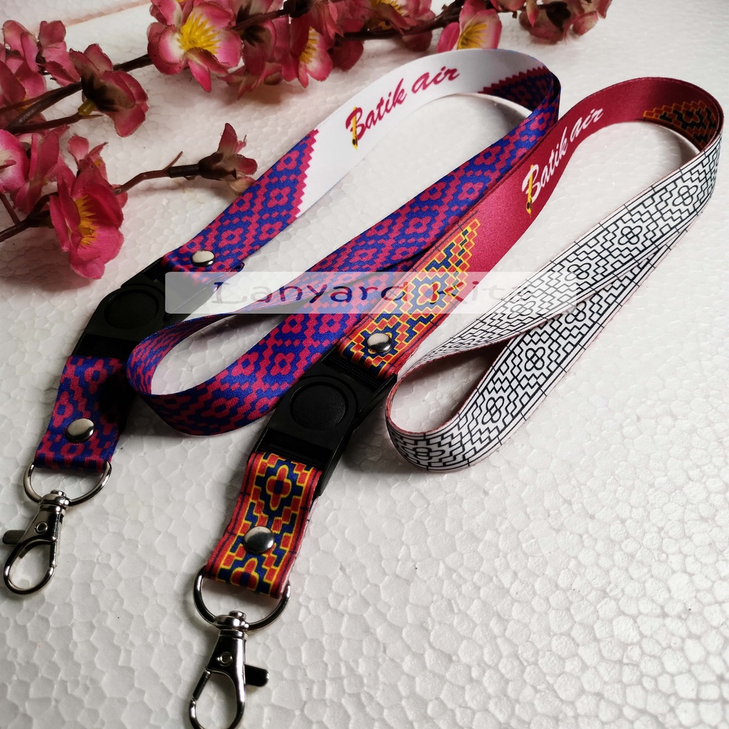 Jual LANYARD TALI ID CARD BATIK AIR | Shopee Indonesia