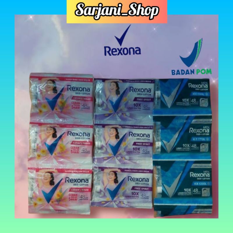 Jual REXONA DEO LOTION DEODORANT SACHET | Shopee Indonesia