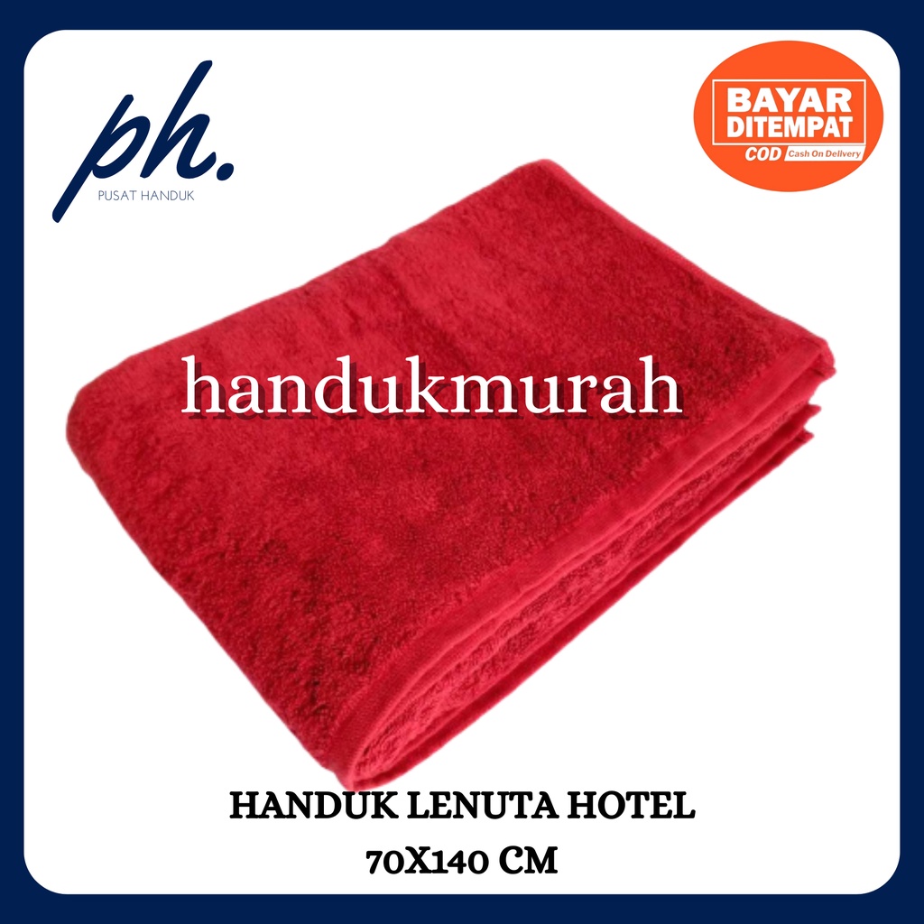 Jual ok HANDUK MANDI HOTEL PREMIUM !! LENUTA POLOS WARNA 70X140 CM ...