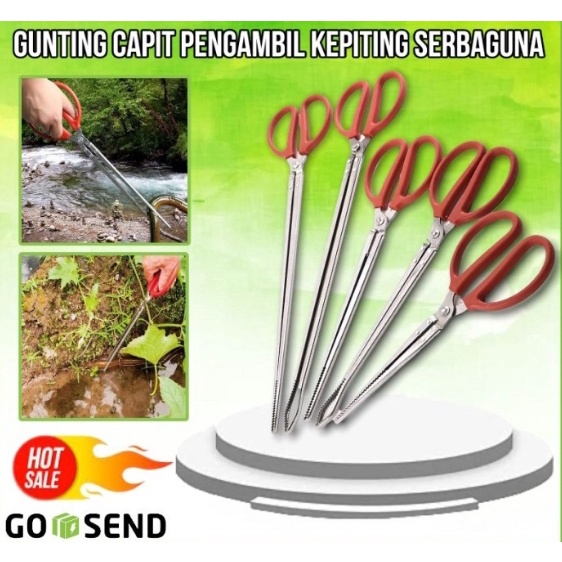 Jual Gunting capit crap tongs jenis Flat lurus untuk kepiting belut ...