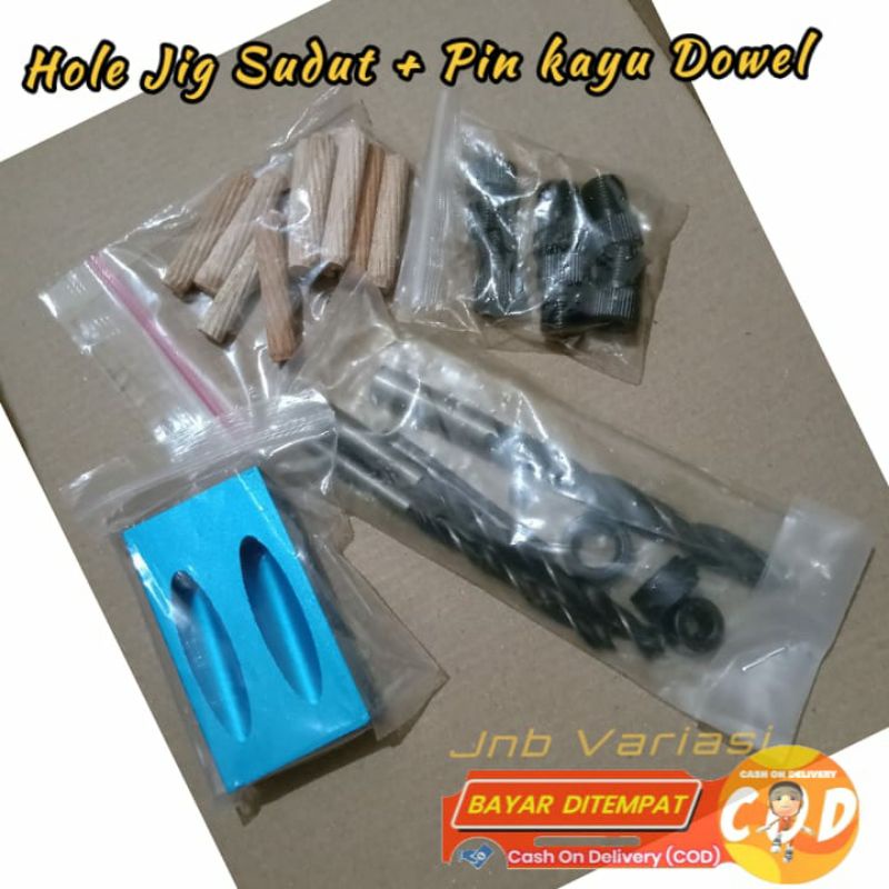 Jual Mata bor countersink kayu set pocket hole jig Dowel locator Mata ...