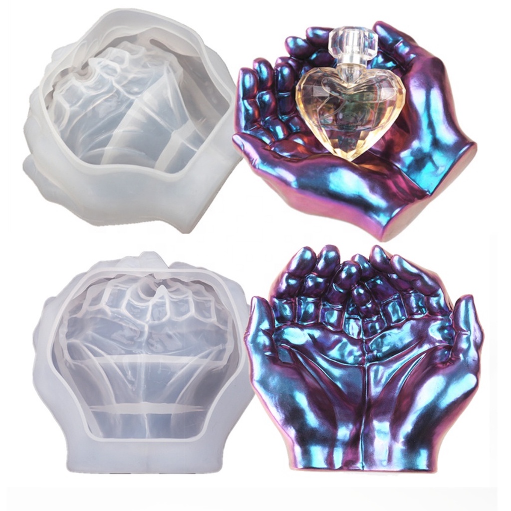 Jual BYFE CETAKAN SILIKON RESIN MOLD TWOHANDS BENTUK TANGAN | Shopee ...