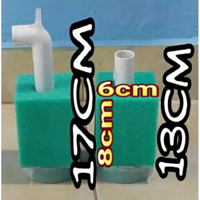 Jual Biofoam busa 6×6×8cm tinggal sambung selang aerator | Shopee Indonesia