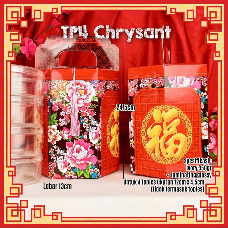 Jual Box Imlek (10 Pc) Untuk Toples Bulet 4/ Packaging Chinese New Year ...