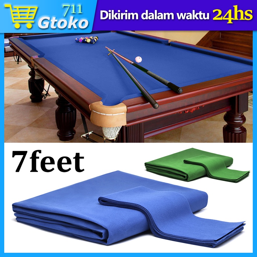 Jual 7-ft Meja Billiard Cloth Biru Hijau 7 Feet Billiard Table Cloth ...