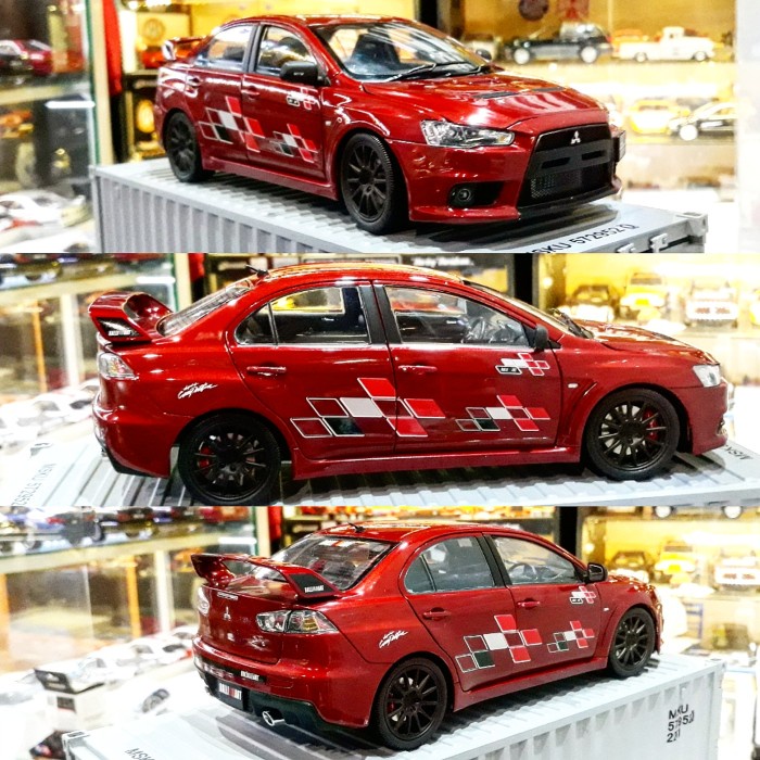 Jual For Sale 1/18 Lancer Evolution X RalliArt Edition Red CSM Diecast ...