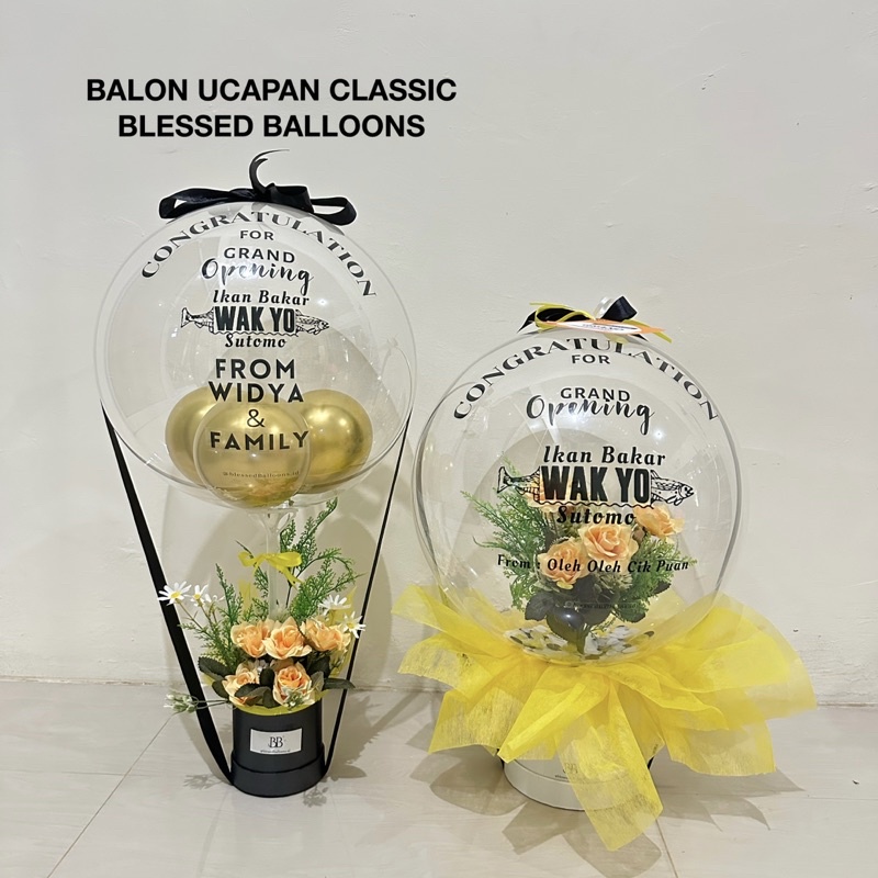 Jual Balon Ucapan Classic Balon Ucapan Grand Opening Birthday Shopee Indonesia 