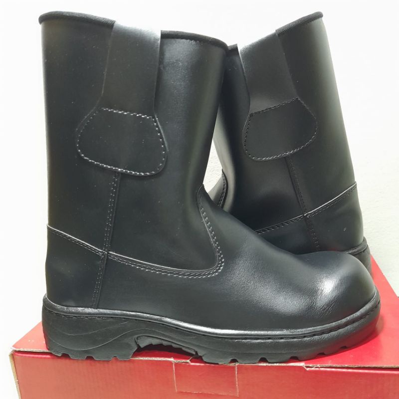 Jual sepatu safety boot loader cocok untuk kerja warna hitam terbaru ...