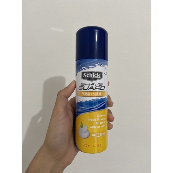 Jual Schick Shave Guard Foam Wash 220ml/ 210g | Shopee Indonesia