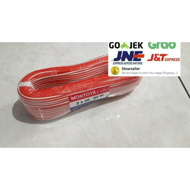 Jual KABEL SERABUT ISI 2 AWG 2X20 MERAH PUTIH | Shopee Indonesia