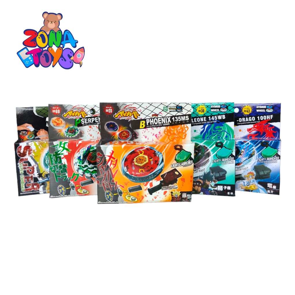 Jual Mainan Anak Gasing BeyBlade Gangsing Metal Besi | Shopee Indonesia