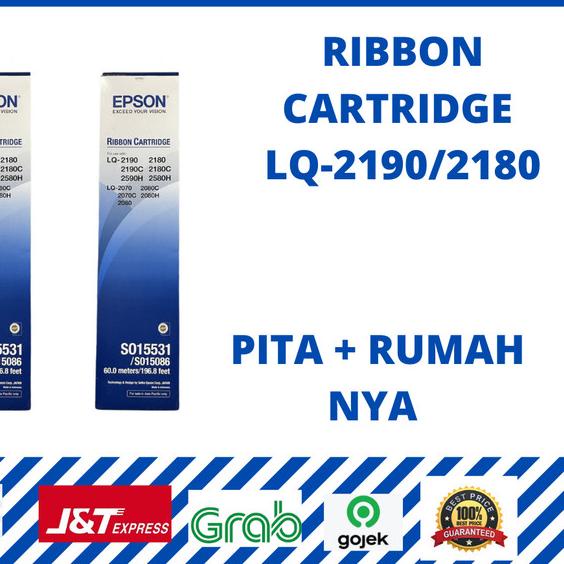 Jual Ribbon cartridge Epson LQ 2190/LQ2180 original (pita +rumah nya ...