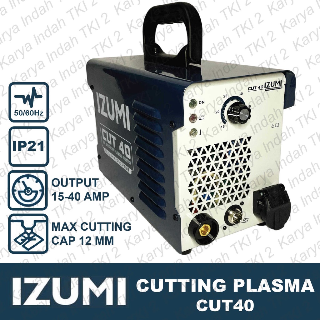 Jual Mesin Las IZUMI CUT 40 Plasma Cutter Welding Machine CUT40 12 MM Potong Besi 40 Ampere ...