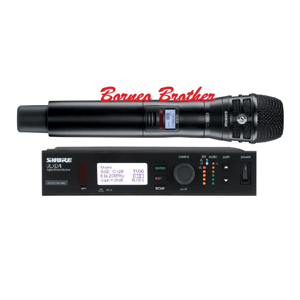 Jual Shure ULXD24/K8 ULXD24/KSM8 Original Mic Wireless Handheld ULX-D ...