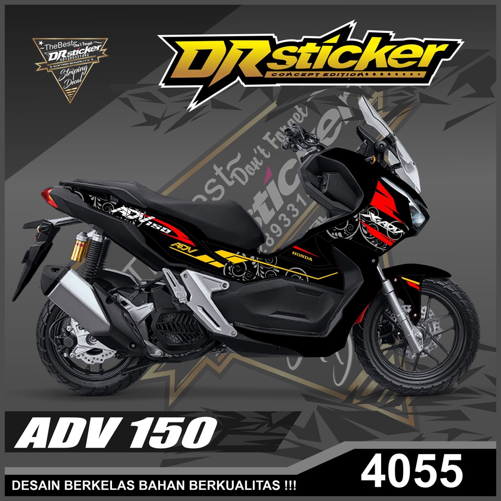Jual 4055 Sticker striping semifull motor honda Adv 150,Striping Variasi Motor ADV 150 Semifull ...