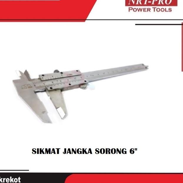 Jual Sigmat Besi Manual / Vernier Caliper / Jangka sorong Manual 6inch | Shopee Indonesia