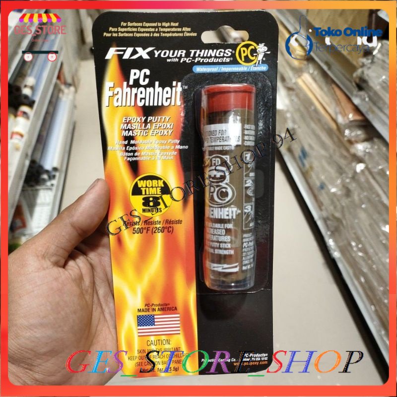 Jual Lem PC Fahrenheit 28,5 gr Lem epoxy tahan panas | Shopee Indonesia