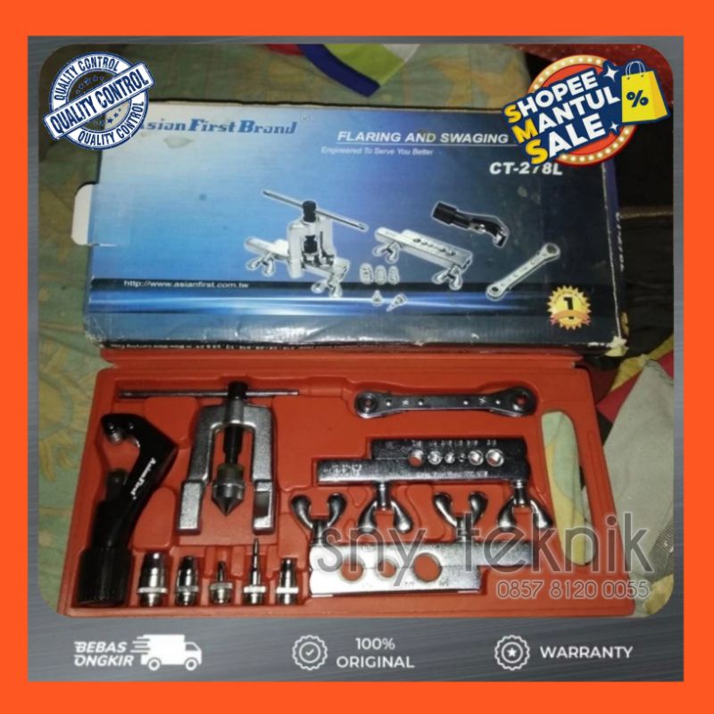 Jual FLARING AND SWAGING tool kit 10 pcs - Alat Pengembang Pipa Tembaga ...
