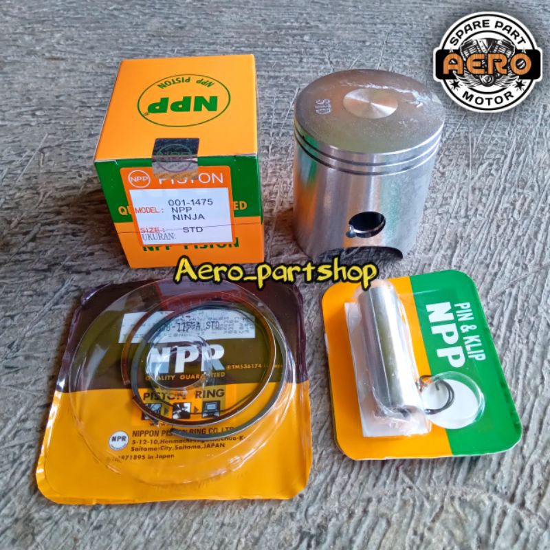Jual ( Stok Ready ) Piston Kit Seher Kit Seker Kit NPP NINJA 2T NINJA ...