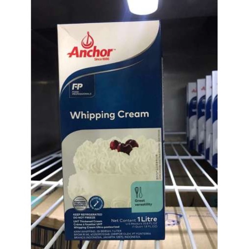 Jual Anchor Whipping Cream / Whip Cream / Anchor Whip Cream - 1LT ...