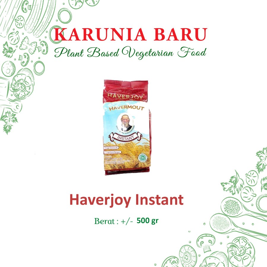Jual HAVERMOUT HAVERJOY INSTANT Australian OATS 500GR OATMEAL INSTAN ...