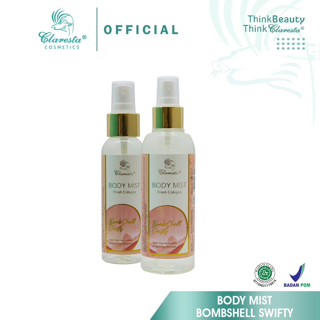 Jual Claresta Body Mist BombShell Swifty | Shopee Indonesia