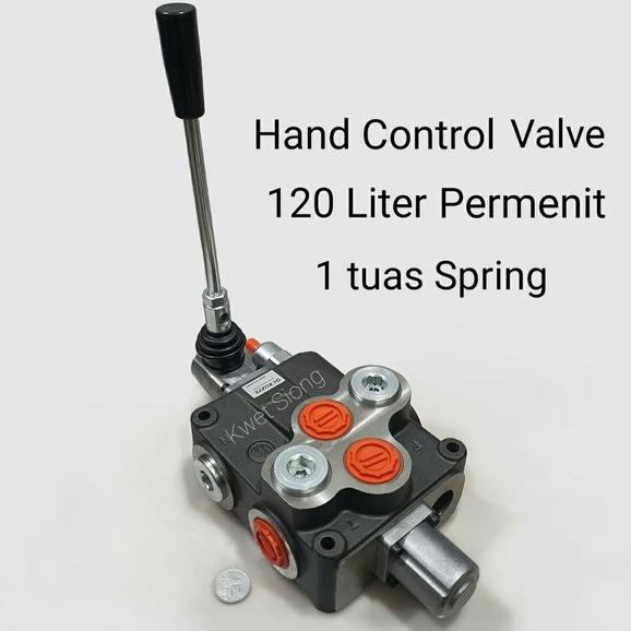 Jual Hand Control Valve Hydraulic P120 Lpm Port 1 Inch - Hand Valve ...