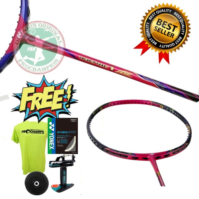 Jual PAKET YONEX VOLTRIC 1 LCW RAKET BADMINTON ORIGINAL | Shopee Indonesia