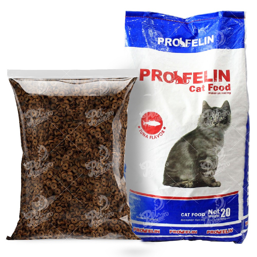 Jual MAKANAN KUCING PROFELIN TUNA CAT FOOD 1KG ( REPACK ) | Shopee ...