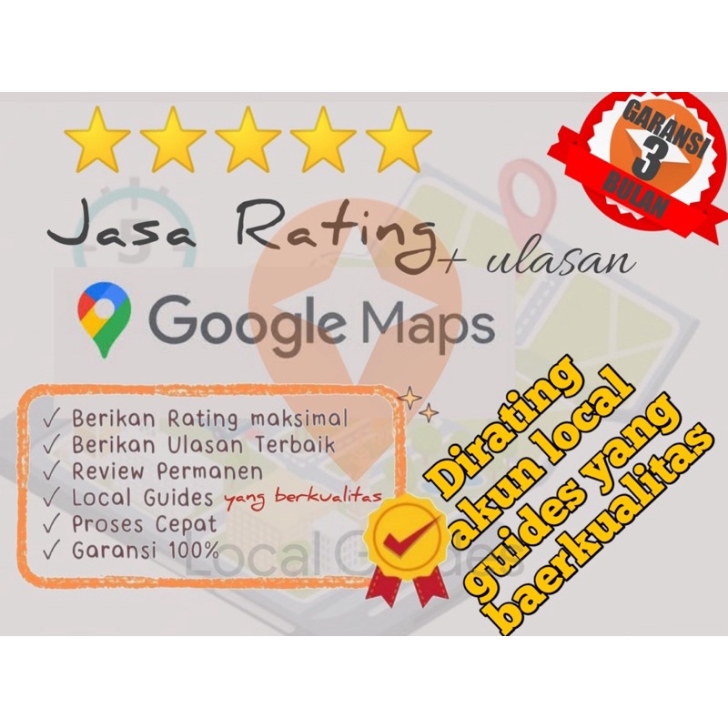 Jual Jasa Review/Rating Google Maps Permanen Dengan akun yang ...