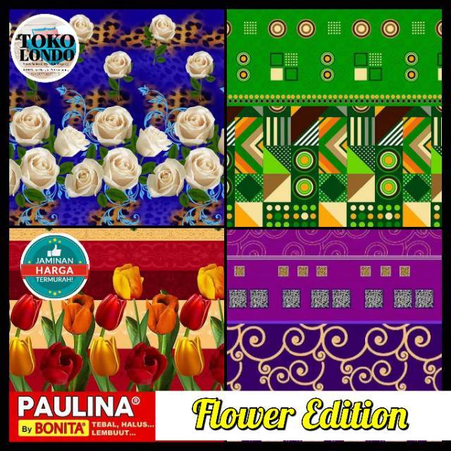 Jual [NEW] Selimut Paulina By Bonita Bunga2 Motif Dewasa Abstrak ...