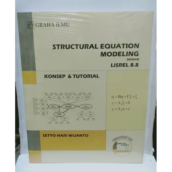 Jual BUKU STRUCTURAL EQUATIONS MODELING Dengan LISREL 8.8 Konsep & Tutorial | Shopee Indonesia