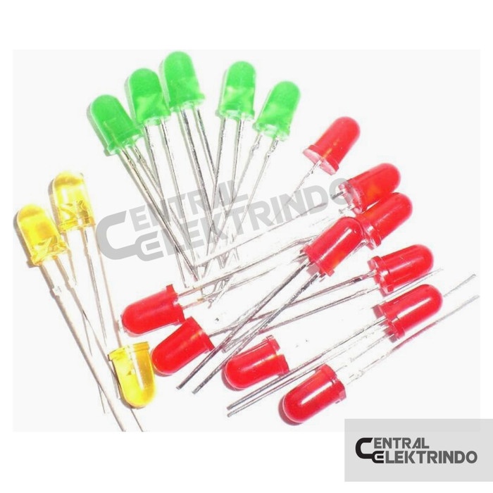 Jual NEW Lampu LED 5mm LED RGB Diode praktek Led pilot indikator Led ...