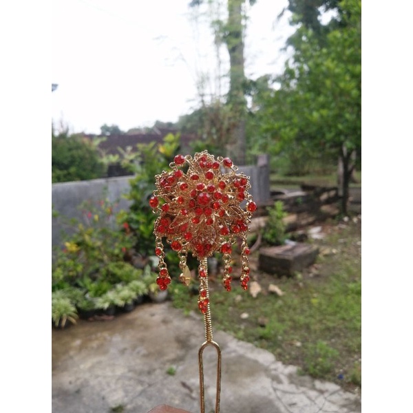 Jual Cunduk Mentul cakra - 4 PCS- Permata Merah Premium | Shopee Indonesia