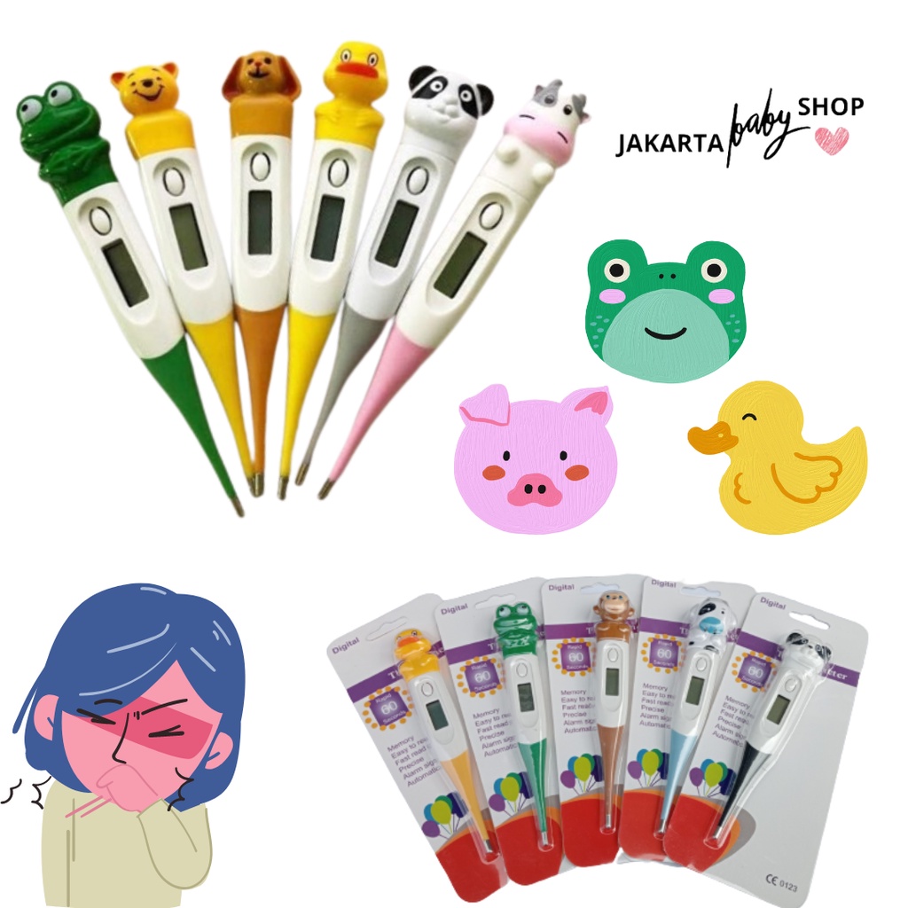 Jual TERMOMETER / THERMOMETER KARAKTER ANAK DIGITAL RAPID 60S SNI ...